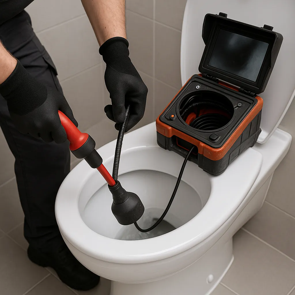 WC ontstopper met camera: Gerichte oplossing zonder giswerk